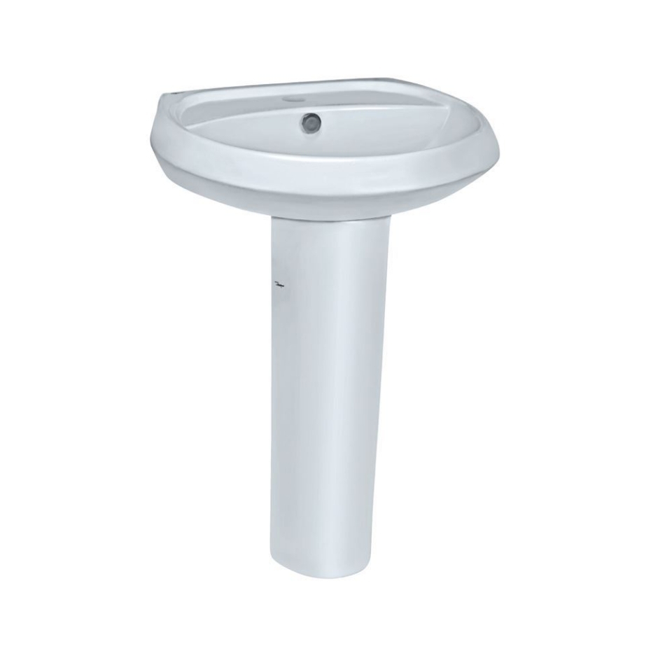 Wall Hung Basin with Full Pedestal